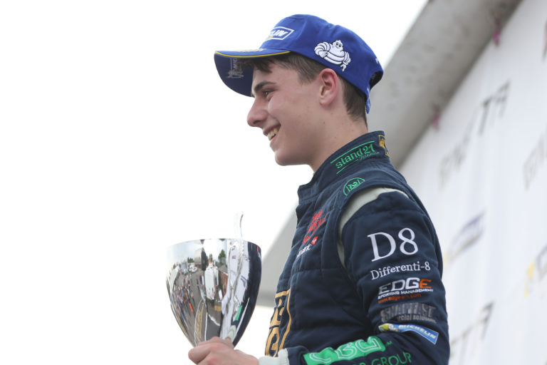 CHARLIE FAGG ON THE PODIUM AT OULTON PARK - Edge Sporting Management