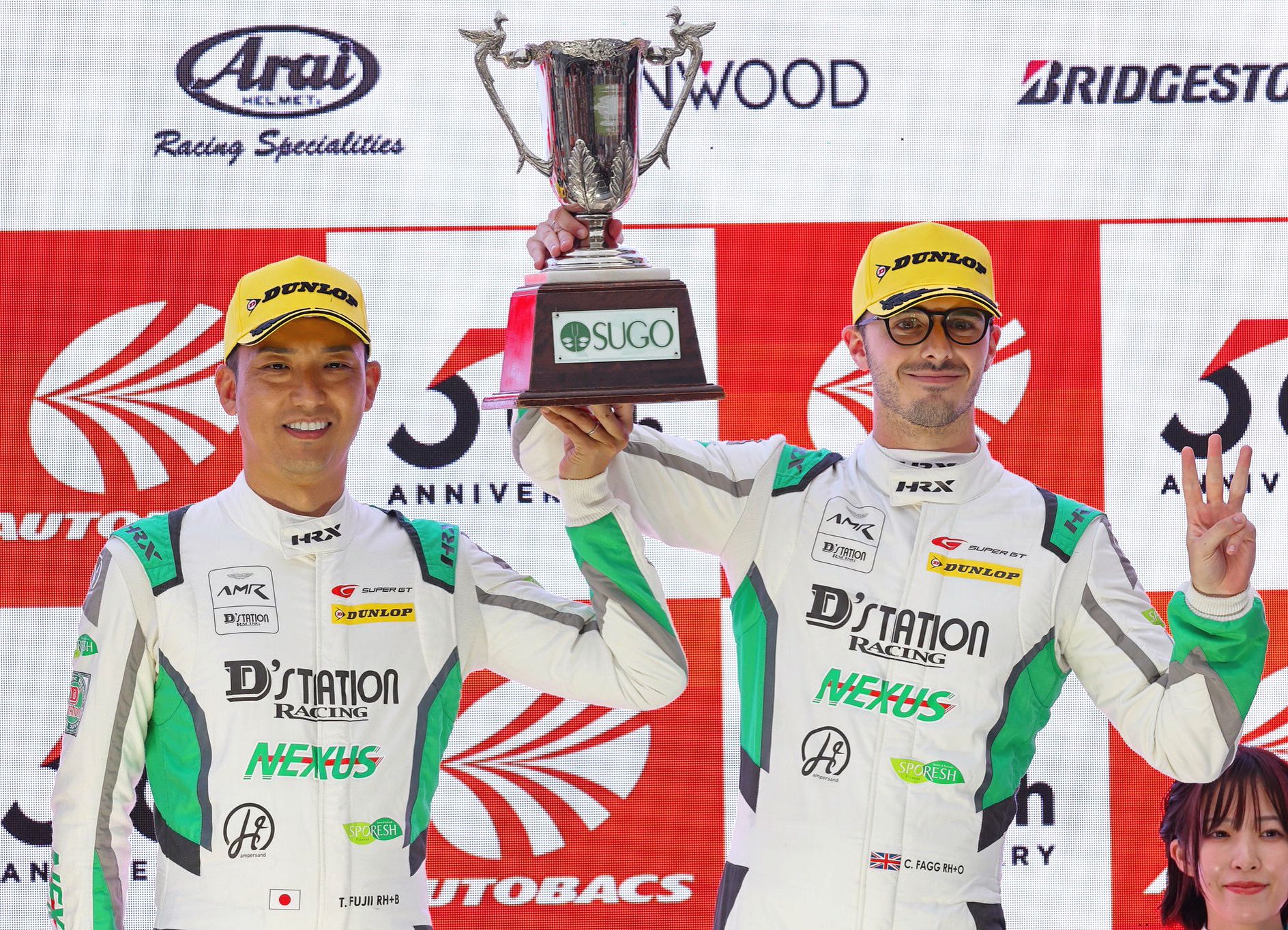 Podium for Fagg at SUGO in Super GT - Edge Sporting Management